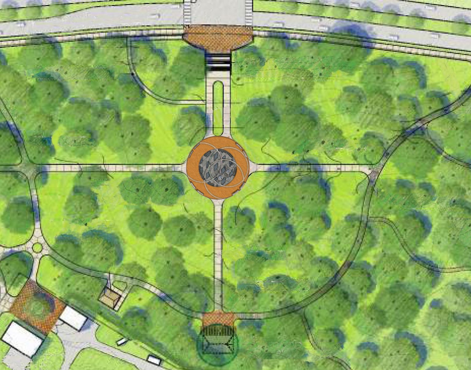 Symphony Woods Park Interactive Fountain Concept - Navona Placemaking